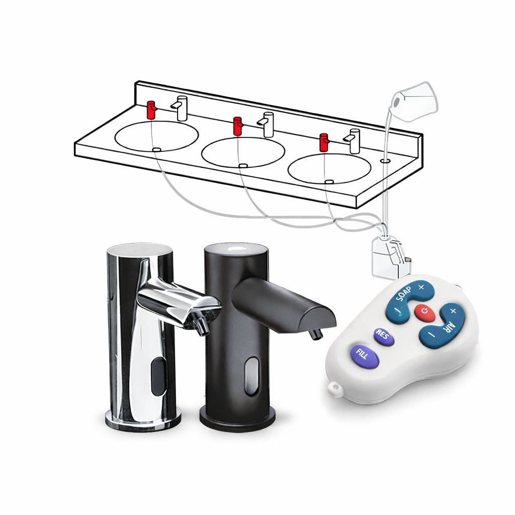 ASI 10-0390-6 Series EZ Fill™ - Top Fill, Multi-Feed LIQUID Soap ...