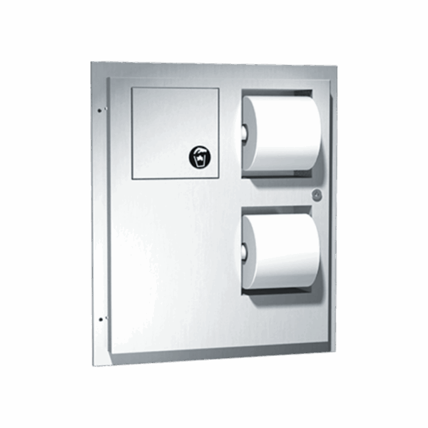 ASI 10-04823 Traditional™ Toilet Tissue Dispenser & Napkin Disposal ...